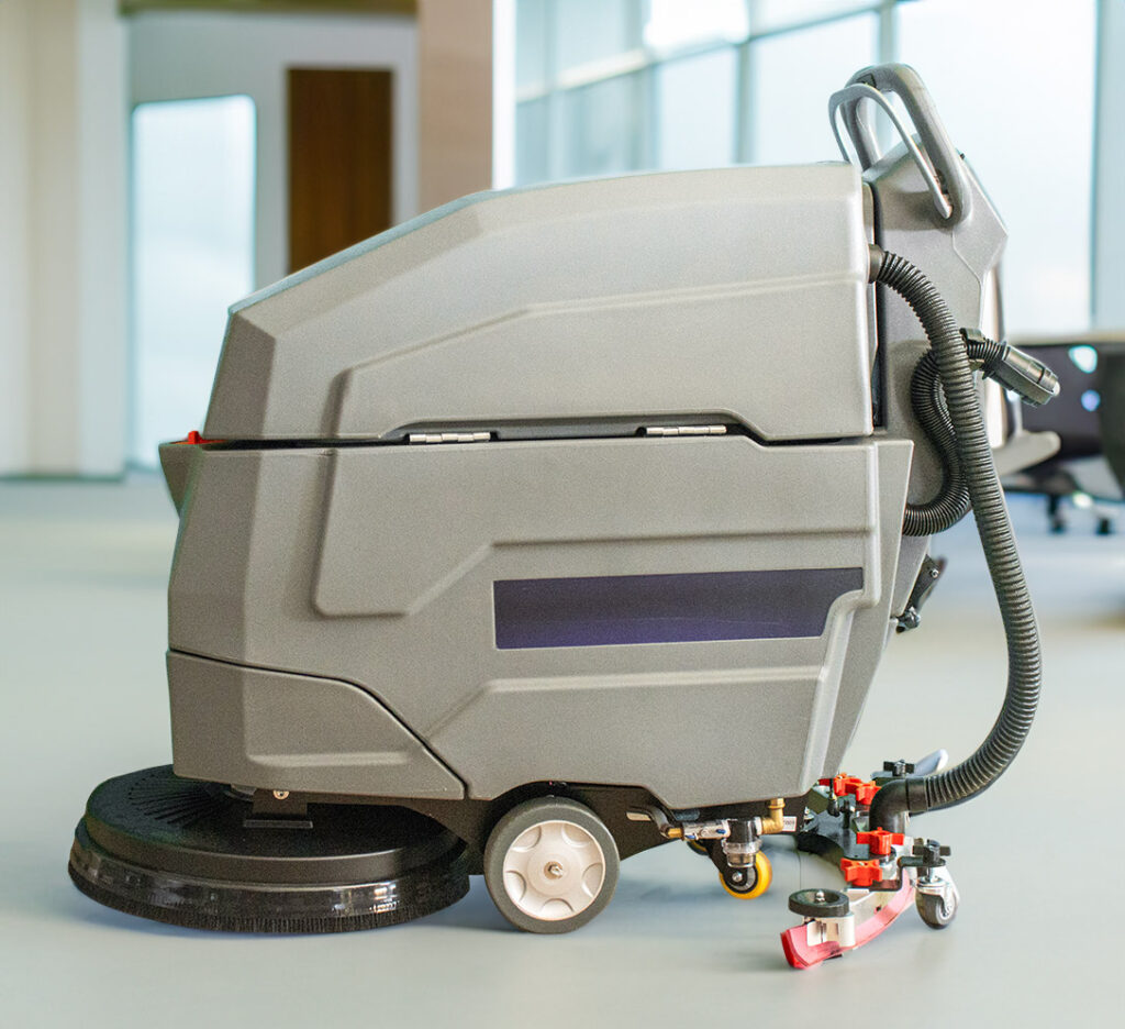 Walk Behind Floor Scrubber V4 – Volco Machines
